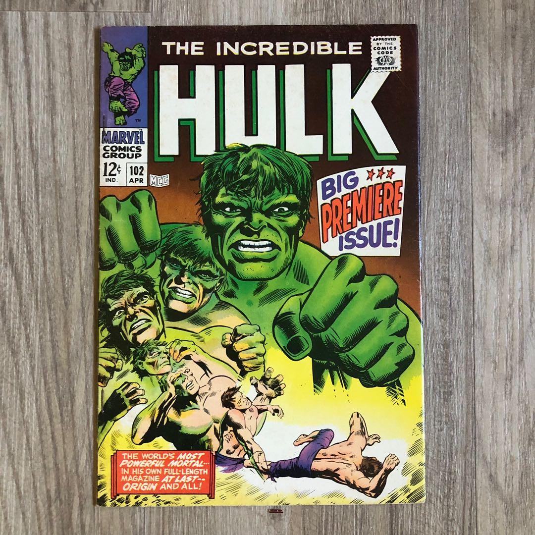Incredible Hulk 102, Hobbies & Toys, Books & Magazines, Comics & Manga ...