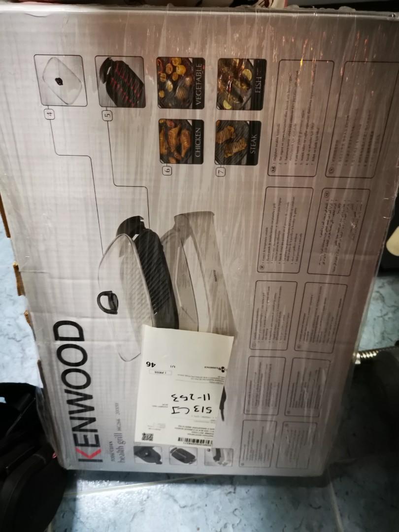 KENWOOD HEALTH GRILL HG266, TV & Home Appliances, Kitchen Appliances ...