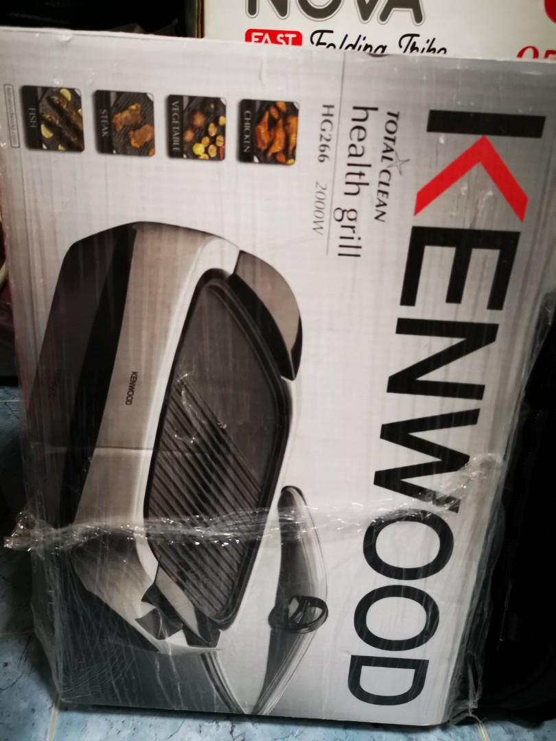 KENWOOD HEALTH GRILL HG266, TV & Home Appliances, Kitchen Appliances ...