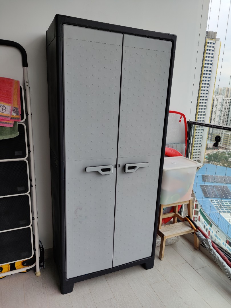 Keter Titan Heavy Duty Utility Cabinet Outdoor / Indoor, Furniture ...