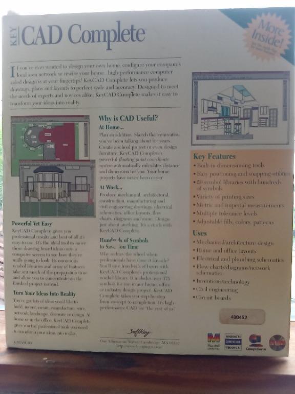 Key CAD Complete software by softkey, Computers & Tech, Office ...