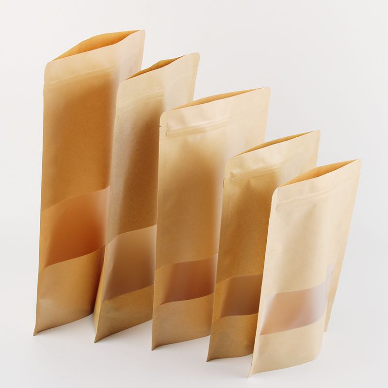 Kraft Paper Zip Lock Bags, Food & Drinks, Packaged & Instant Food on ...