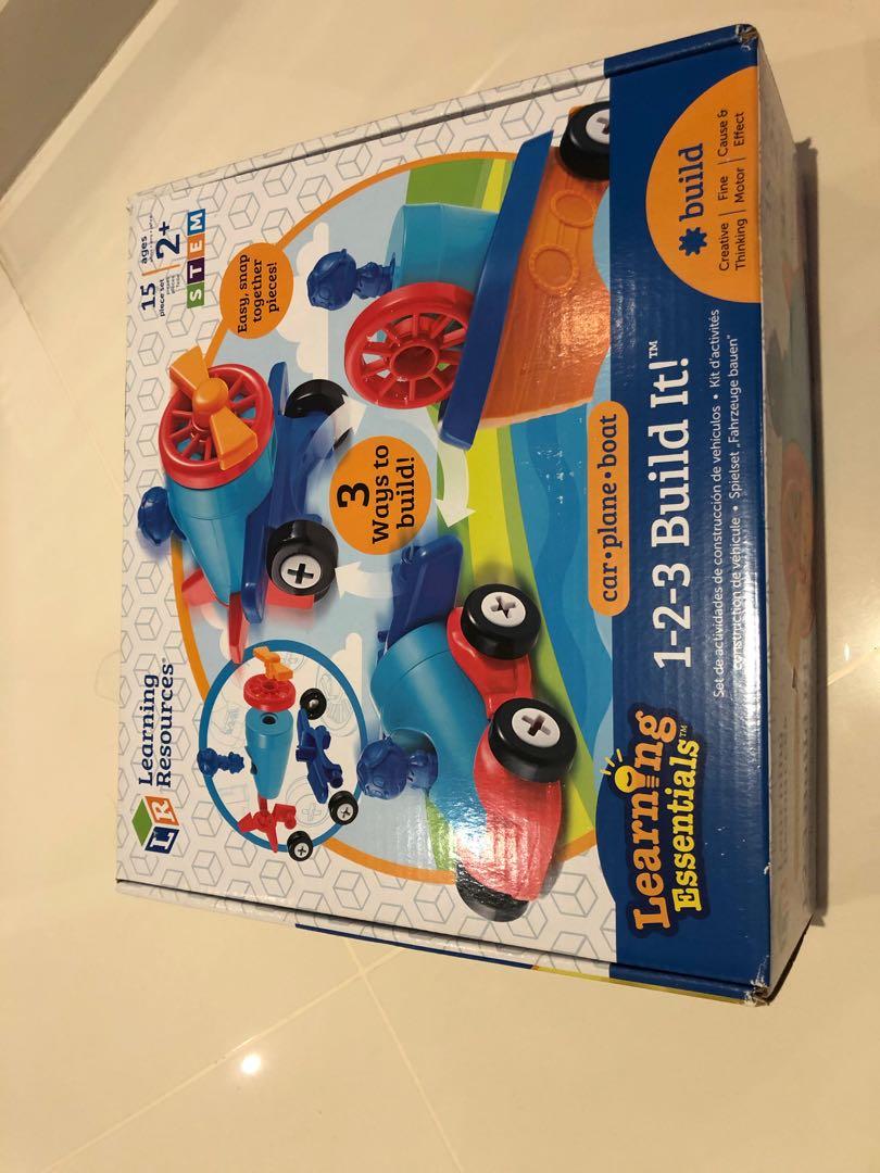 Learning resources 1-2-3 car plane boat, Hobbies & Toys, Toys & Games ...