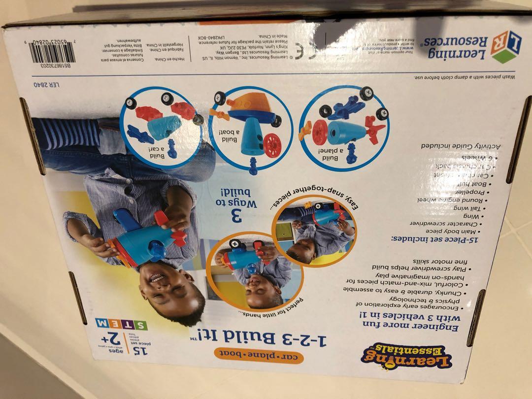 Learning resources 1-2-3 car plane boat, Hobbies & Toys, Toys & Games ...