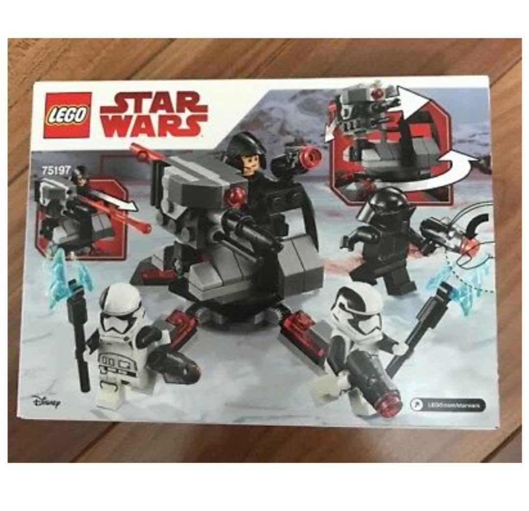 LEGO 75197 Star Wars FIRST ORDER SPECIALIST Specialists BATTLE PACK ...