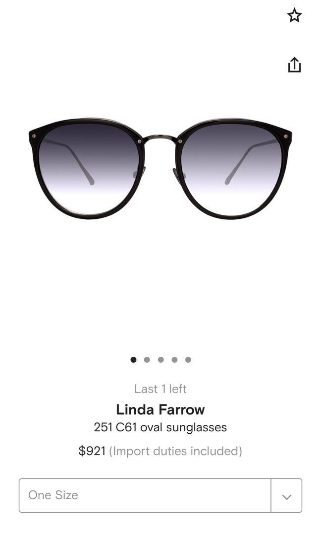 Lina Farrow Glasses, Women's Fashion, Watches & Accessories, Sunglasses ...