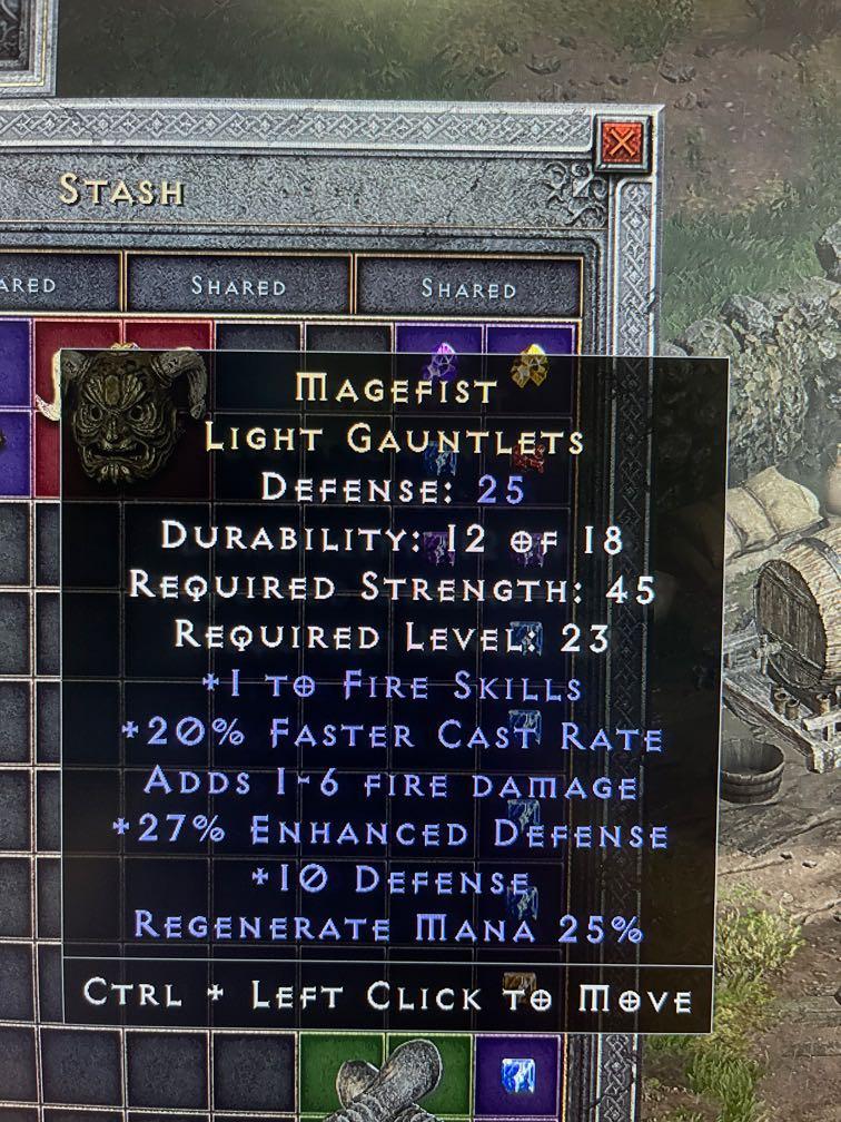 Magefist Diablo 2 Resurrected PC, Video Gaming, Gaming Accessories, In ...