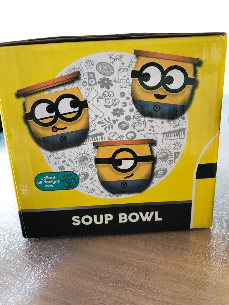 Minion soup bowl, Furniture & Home Living, Kitchenware & Tableware ...