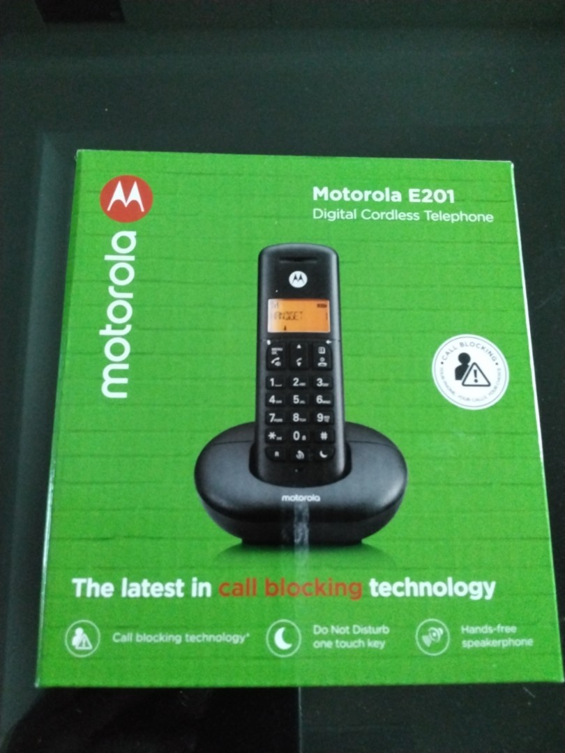 Motorola E201 Digital Cordless Telephone, Mobile Phones & Gadgets ...
