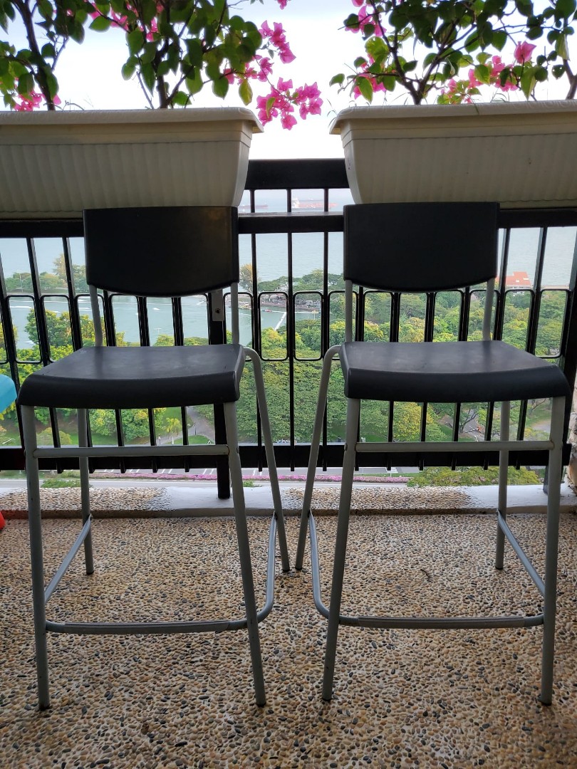 Move out sale :: High bar chairs - 2, Furniture & Home Living ...
