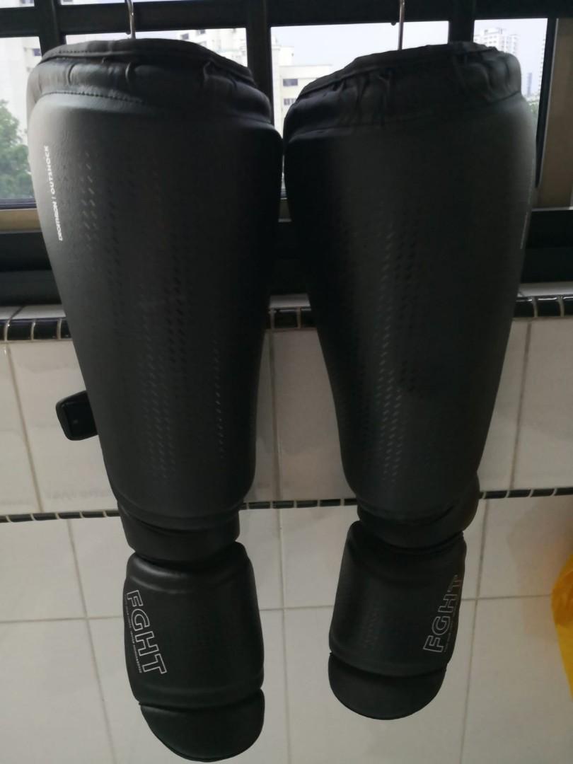 Muay thai / boxing shin pad, Sports Equipment, Other Sports Equipment ...
