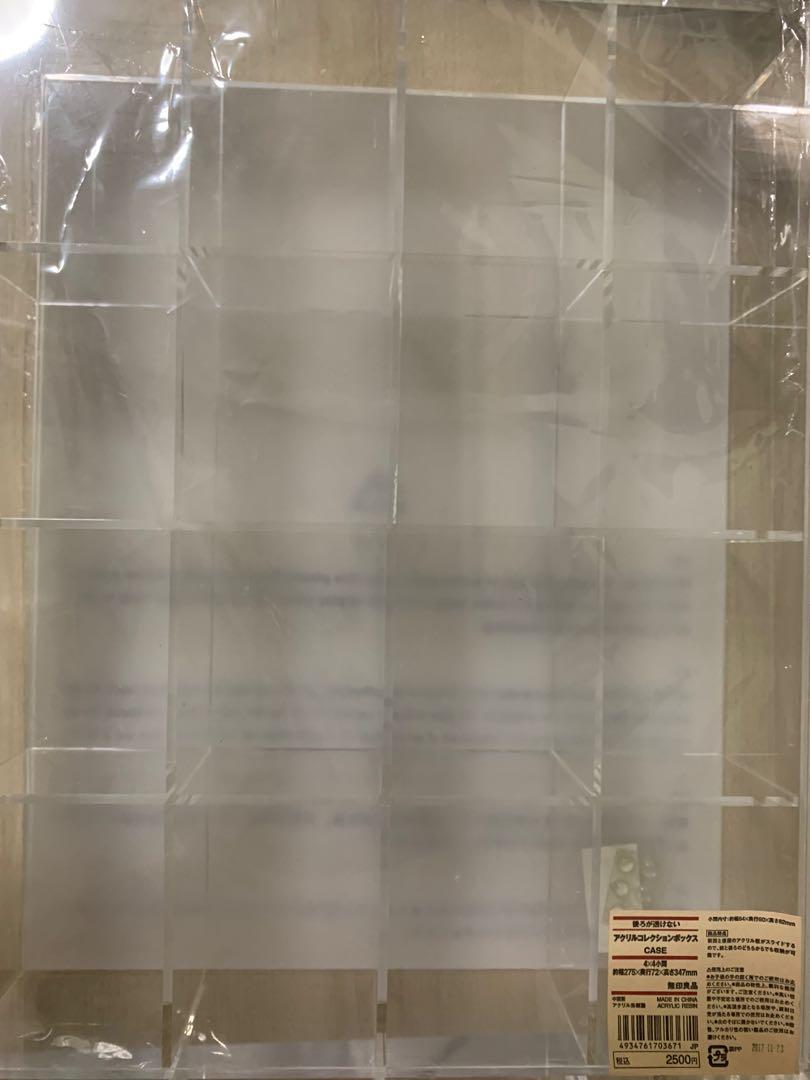 Muji acrylic 4x4 case, Furniture & Home Living, Home Improvement ...