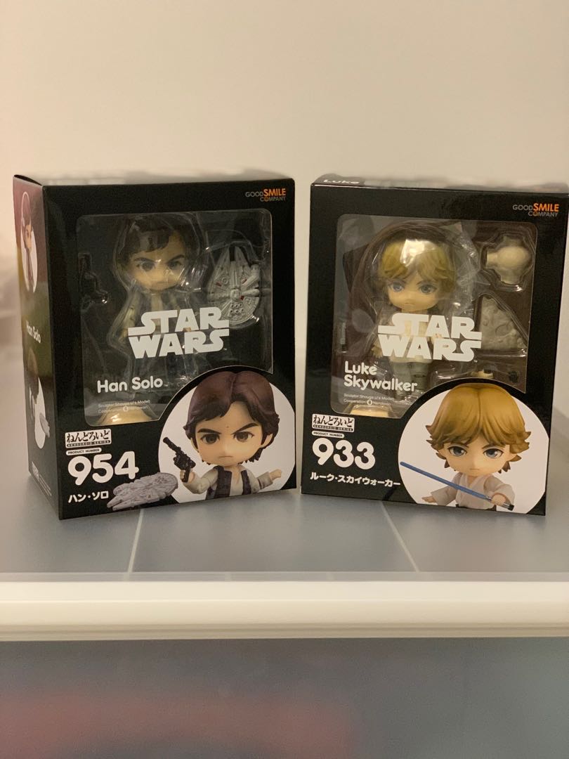 Nendoroid Star Wars Luke Skywalker Han Solo Hobbies Toys Toys Games on Carousell
