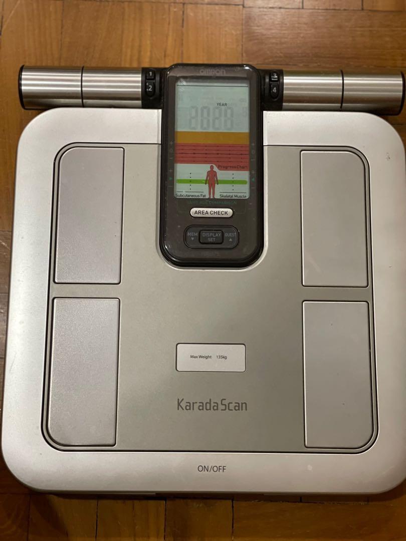 Omron HBF-375-AP Karada Scan Body Composition Monitor, Health ...