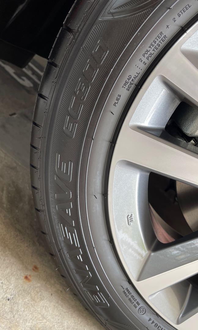 Original Honda Rim + Tyre 215 / 55 R16 Civic, Car Accessories, Tyres ...