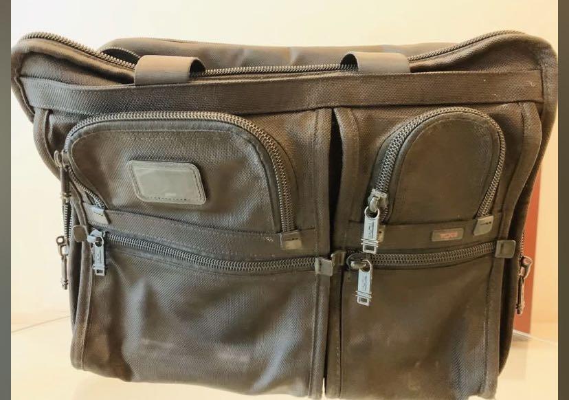 Pre-loved Tumi 26103DH (Model) TAlpha Wheeled Deluxe Expandable Briefcase, Luxury, Bags ...