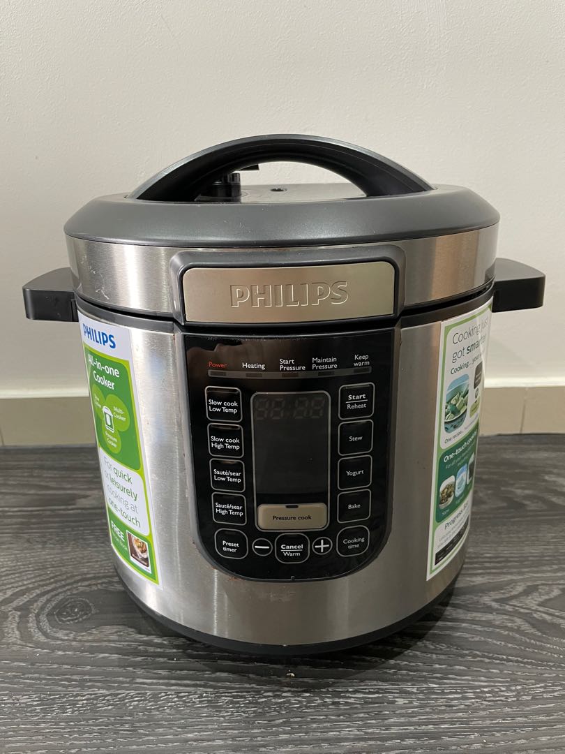 Pressure Cooker Philips HD2137, TV & Home Appliances, Kitchen ...