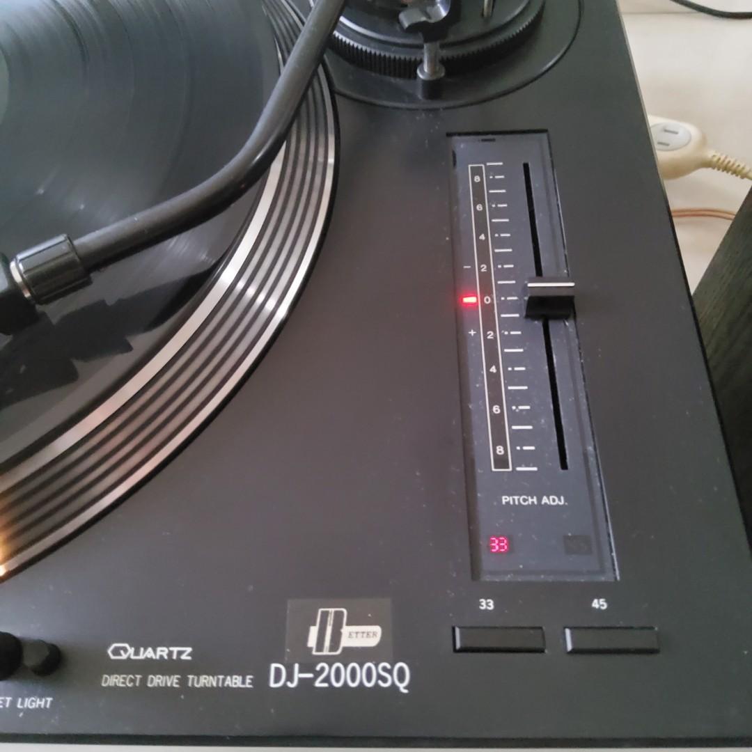 QUARTZ DJ 2000 SQ DIRECT DRIVE TURNTABLE. 220 VOLTS. WORKING., Audio ...