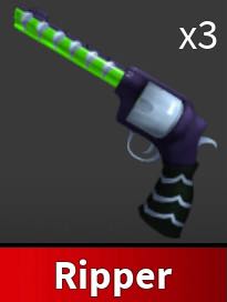 roblox murder mystery RIPPER GUN AND KNIFE (one set), 電子遊戲, 遊戲機配件, 遊戲週邊 ...
