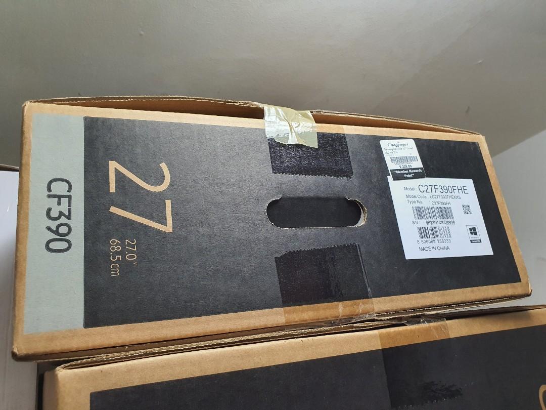 Samsung 27" CF390 Monitor, Computers & Tech, Parts & Accessories ...
