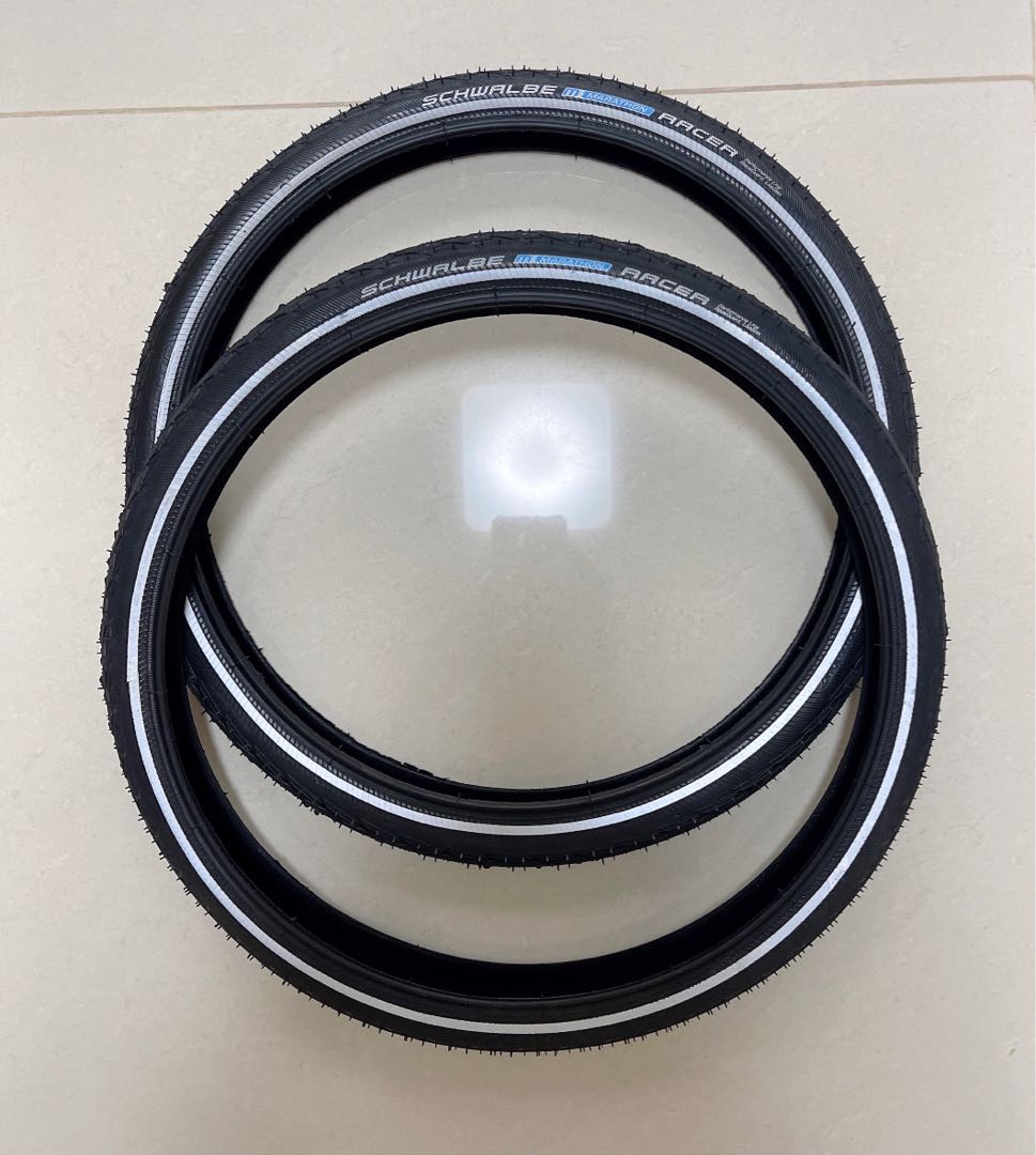 Schwalbe Marathon Racer HS 429 Brompton tires, Sports Equipment ...