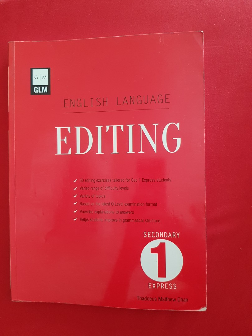 Sec 1 Express English Editing, Hobbies & Toys, Books & Magazines ...
