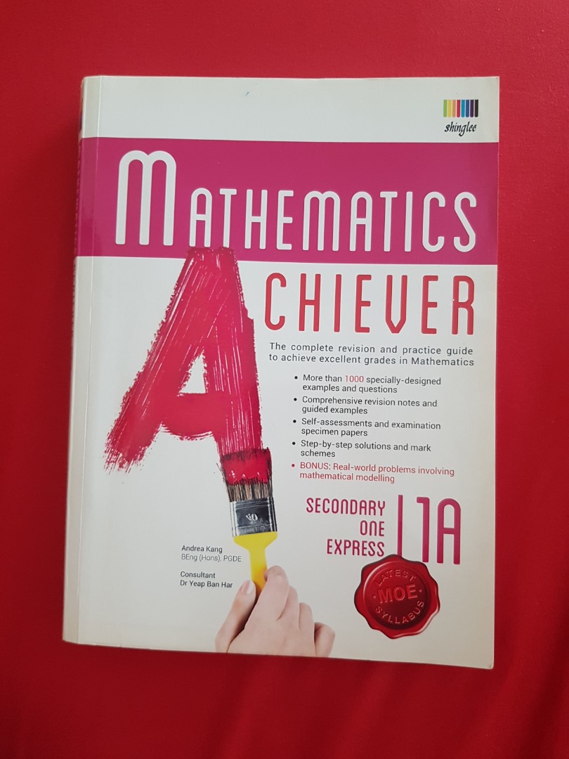 Sec 1 Express Math Achiever 1A, Hobbies & Toys, Books & Magazines ...
