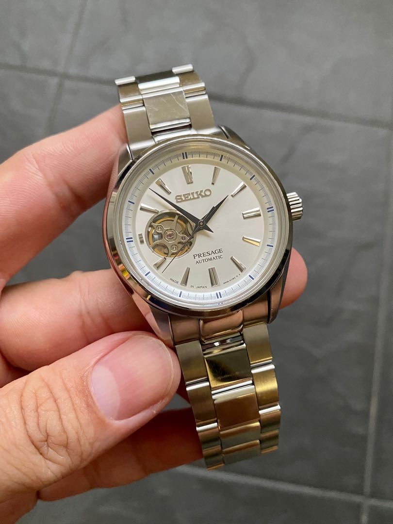 Seiko Presage Open Heart SSA355J1/ SARY051, Luxury, Watches on Carousell
