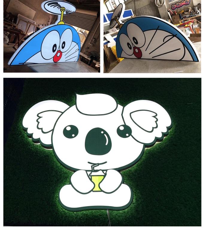 Signage three-sided luminous acrylic led font custom made special ...