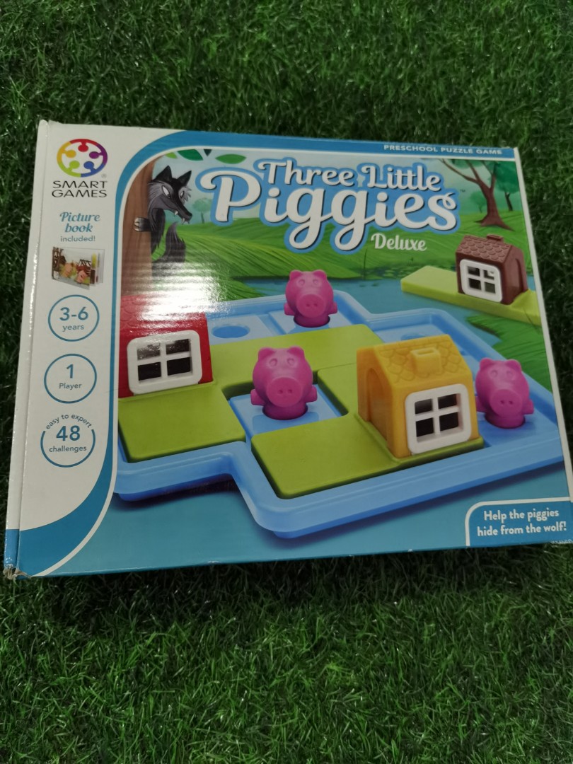Smart Games Three Little Piggies Deluxe, Hobbies & Toys, Toys & Games ...