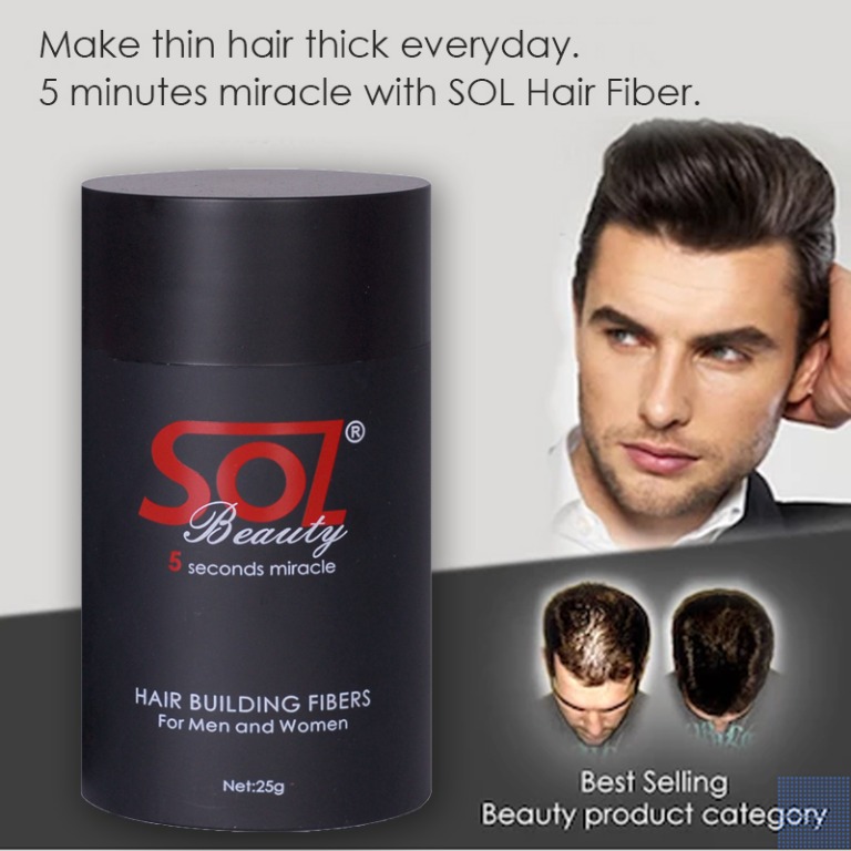 SOL HOME Hair Building Fiber Bundle, Beauty & Personal Care, Hair on ...