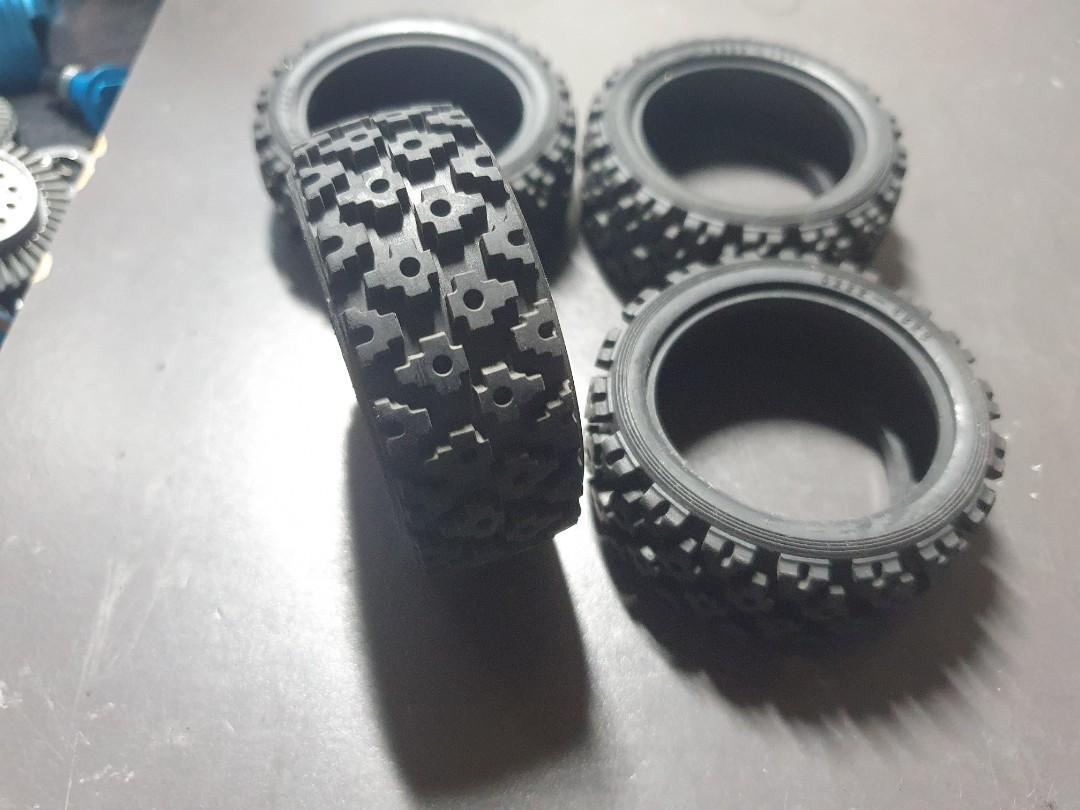 Tamiya Rally Block Tyres, Hobbies & Toys, Toys & Games on Carousell