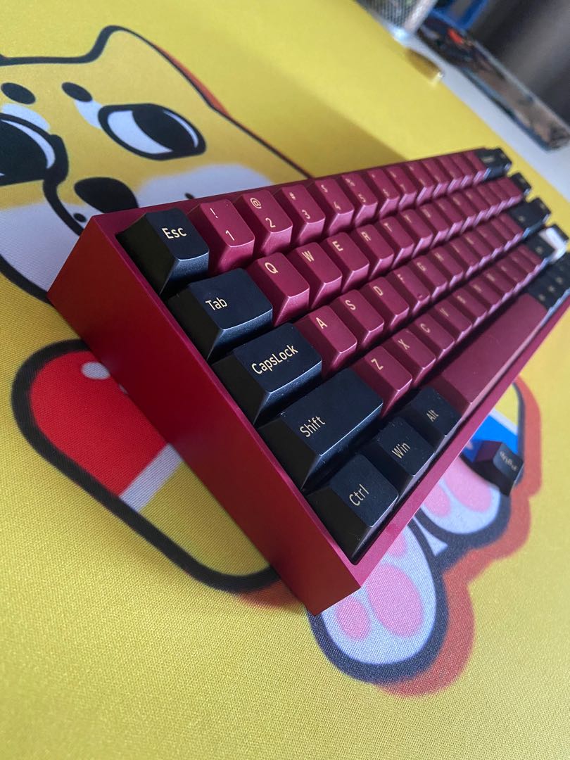 TOFU65 Burgundy Red, Computers & Tech, Parts & Accessories, Computer ...