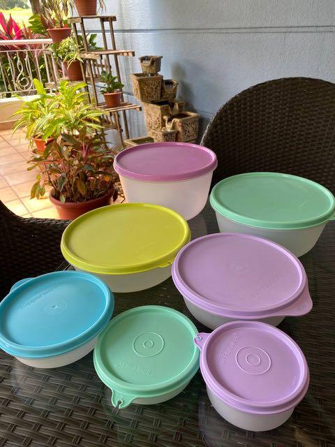 Tupperware Modular Pastel Bowls, Furniture & Home Living, Kitchenware ...