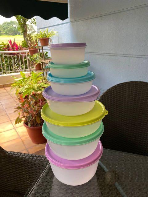 Tupperware Modular Pastel Bowls, Furniture & Home Living, Kitchenware ...