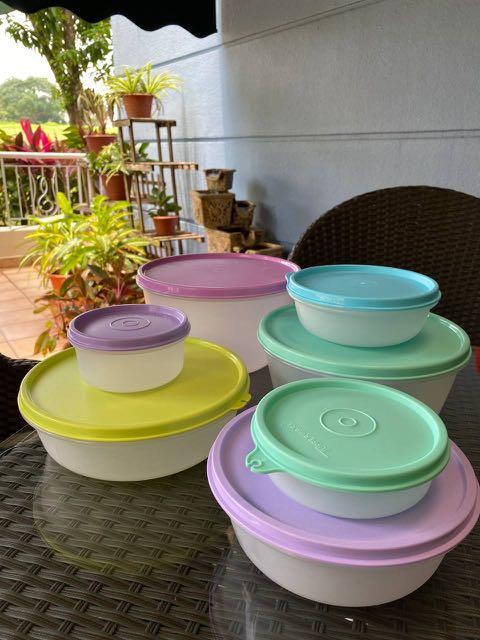 Tupperware Modular Pastel Bowls, Furniture & Home Living, Kitchenware ...