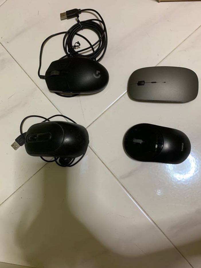 Used mouse wired wireless, Computers & Tech, Parts & Accessories, Mouse ...