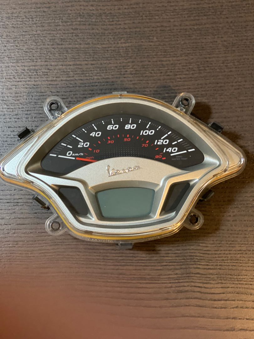 Vespa GTS Speedometer, Motorcycles, Motorcycle Accessories on Carousell