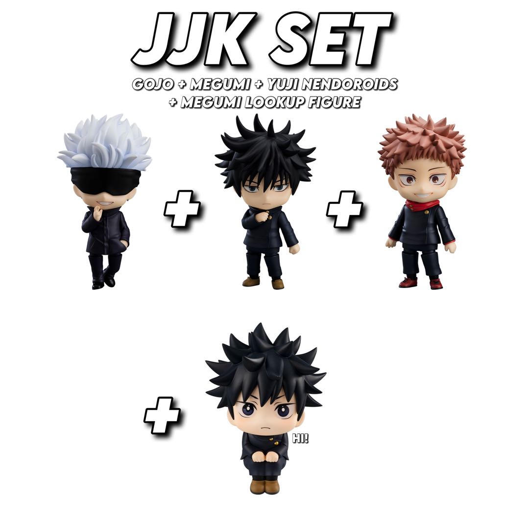 wts jujutsu kaisen jjk nendoroids lookup figure gojo megumi yuji ...