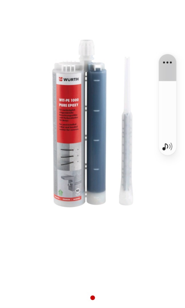 Wuerth WIT-PE 1000 Chemical Epoxy, Commercial & Industrial ...