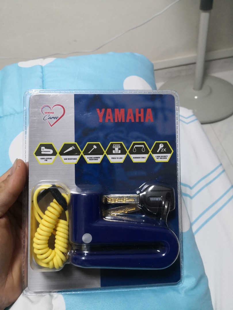 Yamaha disc lock, Furniture & Home Living, Security & Locks, Other ...