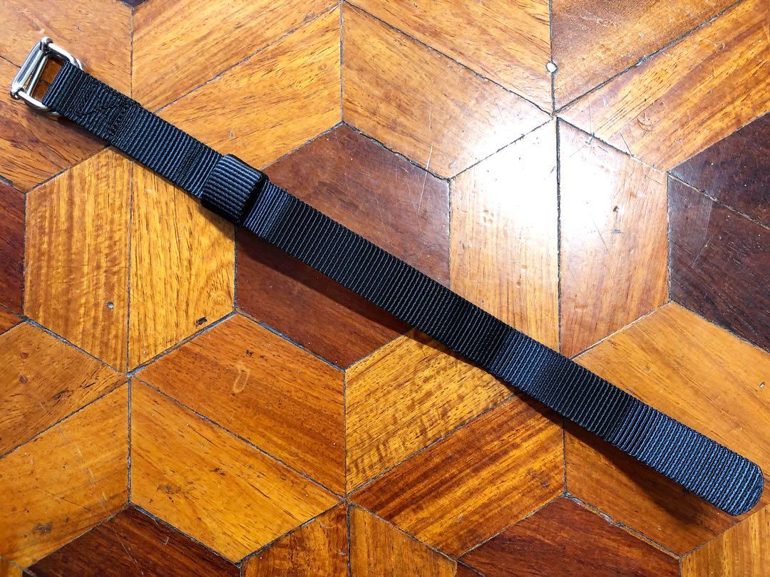 Zulu Alpha Strap 20mm Black Watch Strap, Men's Fashion, Watches ...