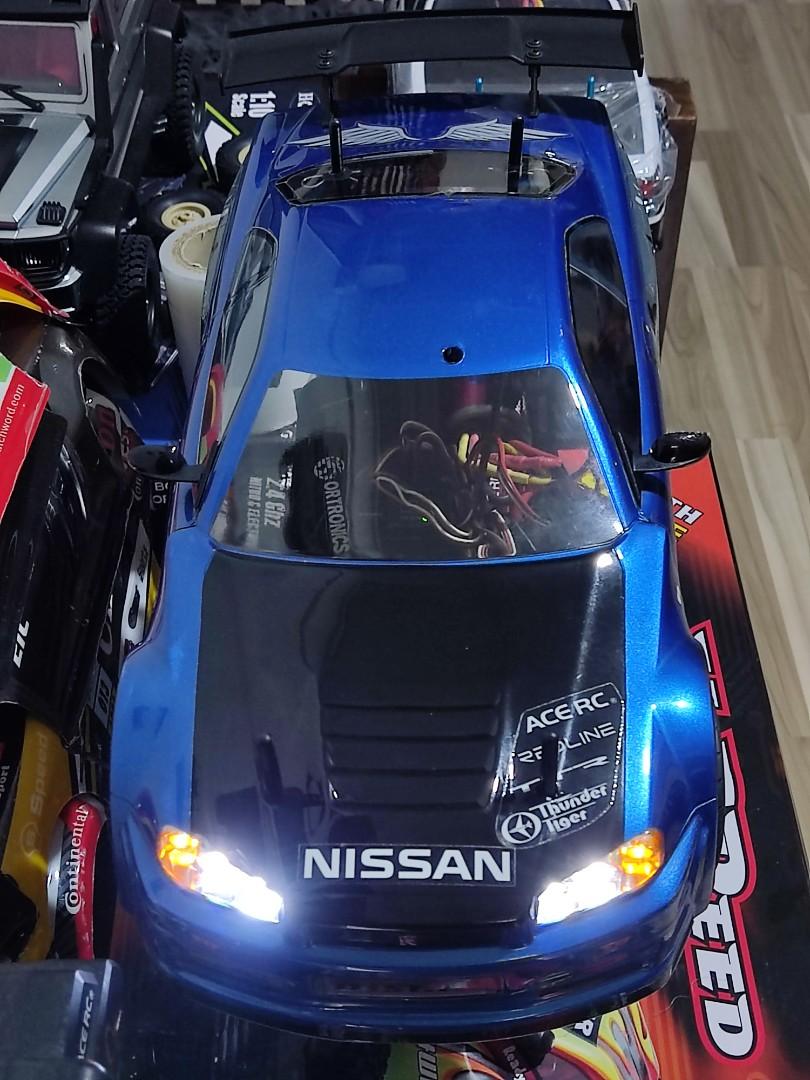 1/10 R34 Nissan Skyline touring drift Ace Rc car Thunder Tiger, Hobbies ...