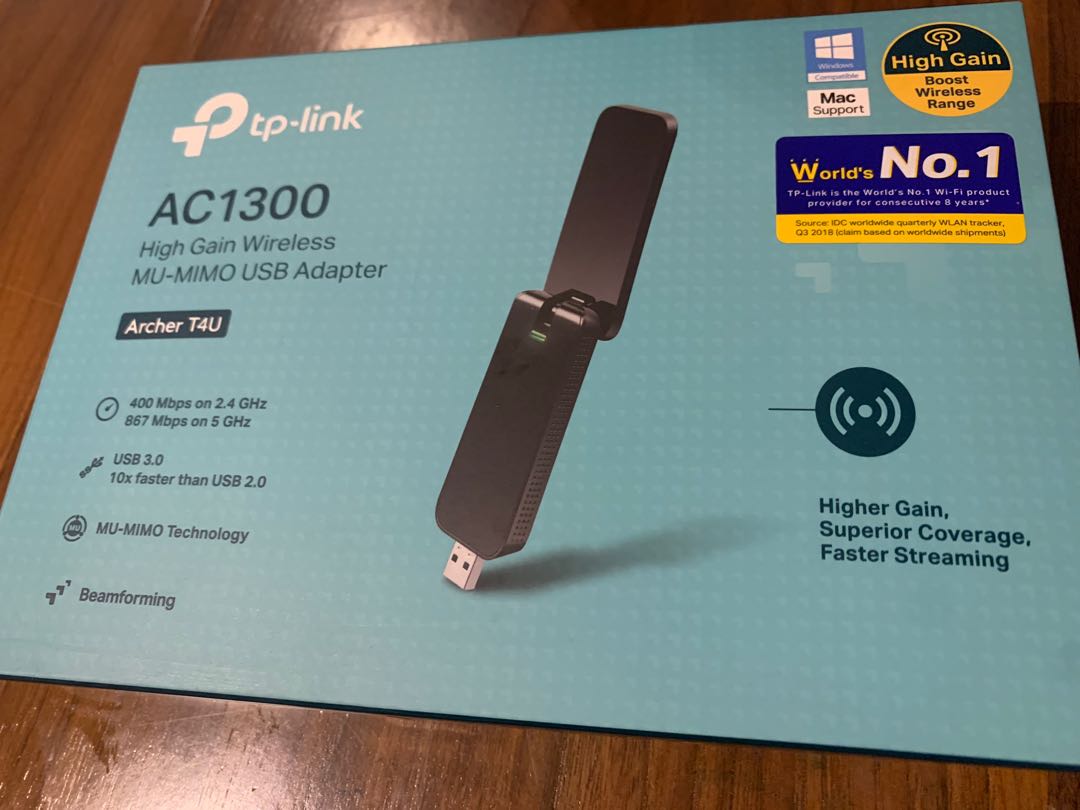 AC1300 Wireless Dual Band USB Adapter, Computers & Tech, Parts ...