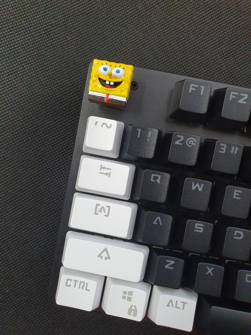 Artisan Custom Keycaps Keyboard Spongebob SquarePants Mechanical ...