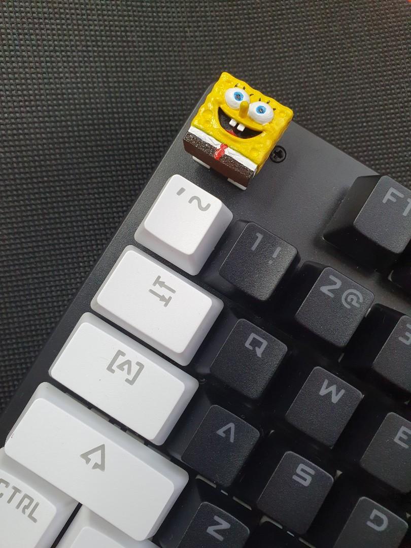 Artisan Custom Keycaps Keyboard Spongebob SquarePants Mechanical ...
