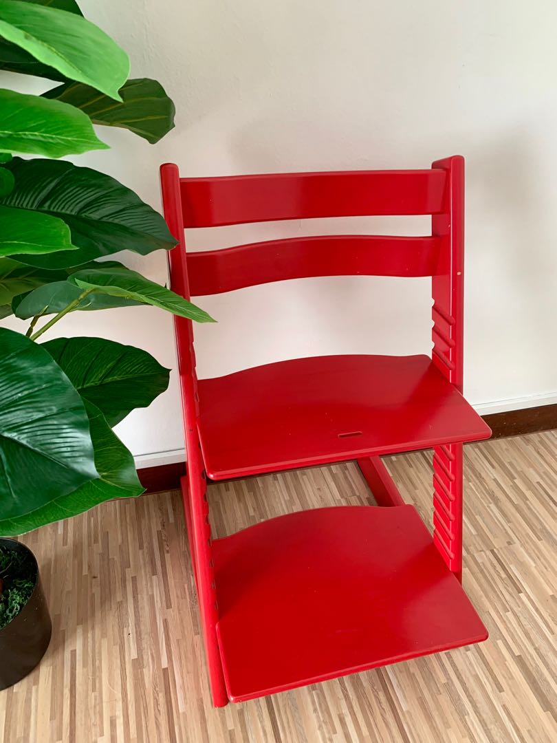Authentic Stokke High Chair, Furniture & Home Living, Furniture, Chairs ...