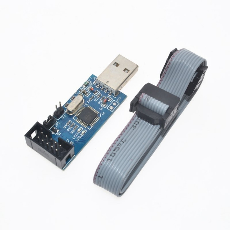 Avr isp下載器\編程器(USBASP下載器) USB ISP Programmer for ATMEL AVR ATMega ATTiny 51 Board ISP Downloader ...