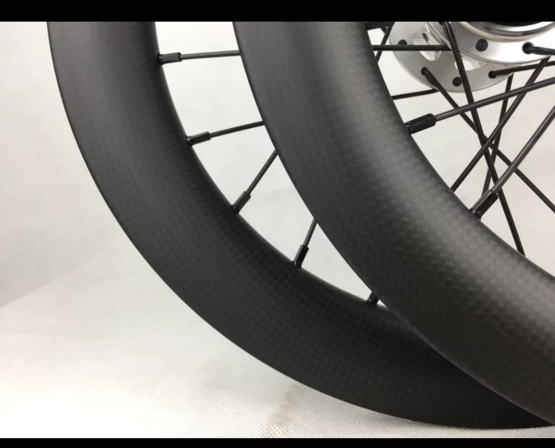 Birdy Carbon 406 Disc Brake Wheelset + Ridea Hubs, Sports Equipment ...