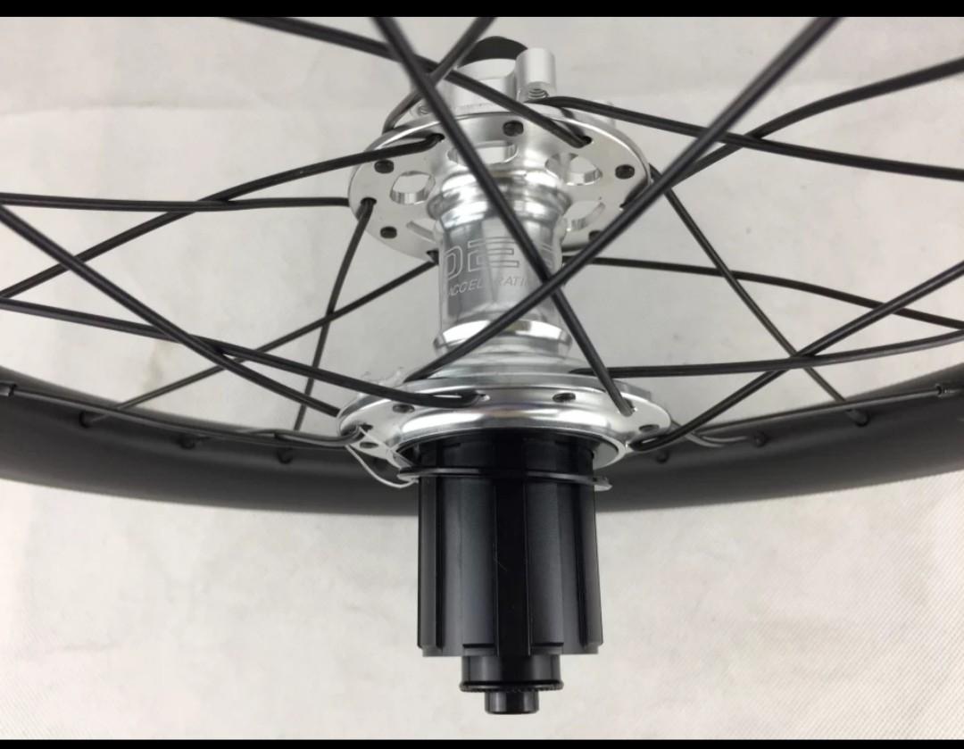 Birdy Carbon 406 Disc Brake Wheelset + Ridea Hubs, Sports Equipment ...